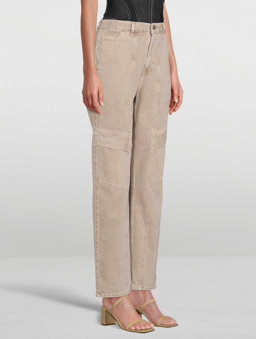 AGOLDE Cooper Cargo Straight Jeans | Holt Renfrew