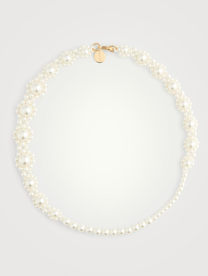 SIMONE ROCHA Daisy Faux Pearl Necklace | Holt Renfrew