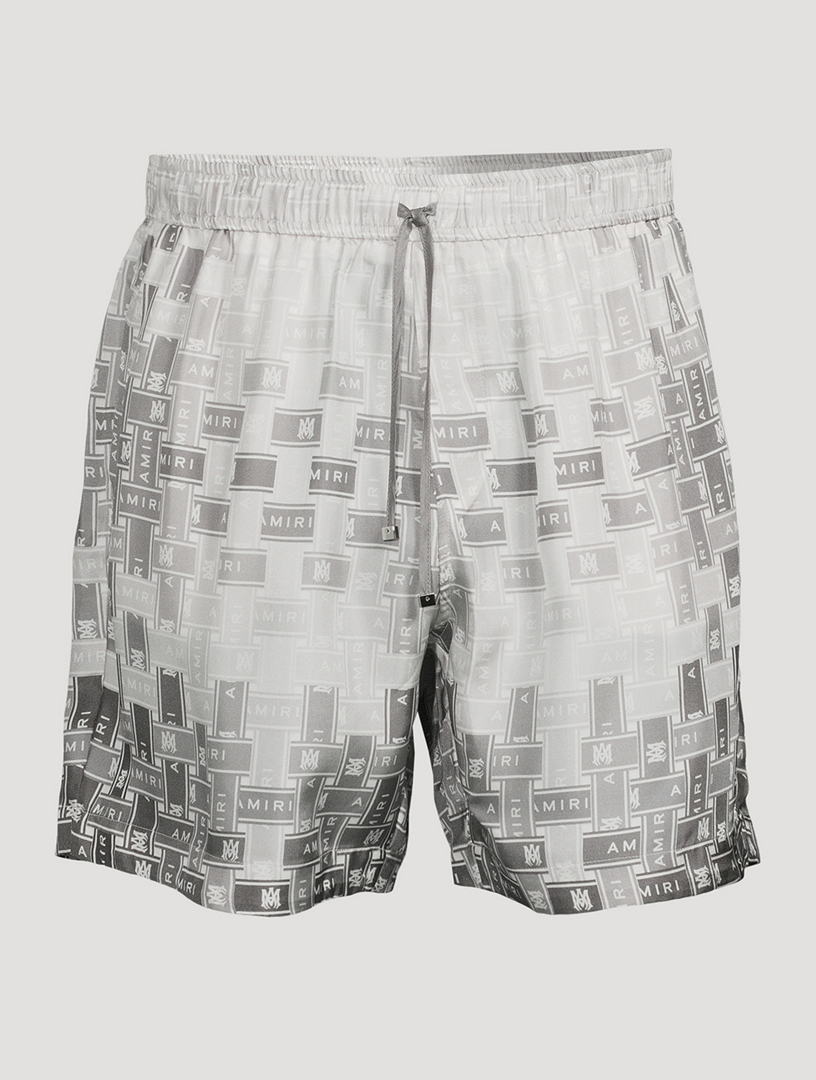 AMIRI Gradient Tape Silk Shorts | Holt Renfrew
