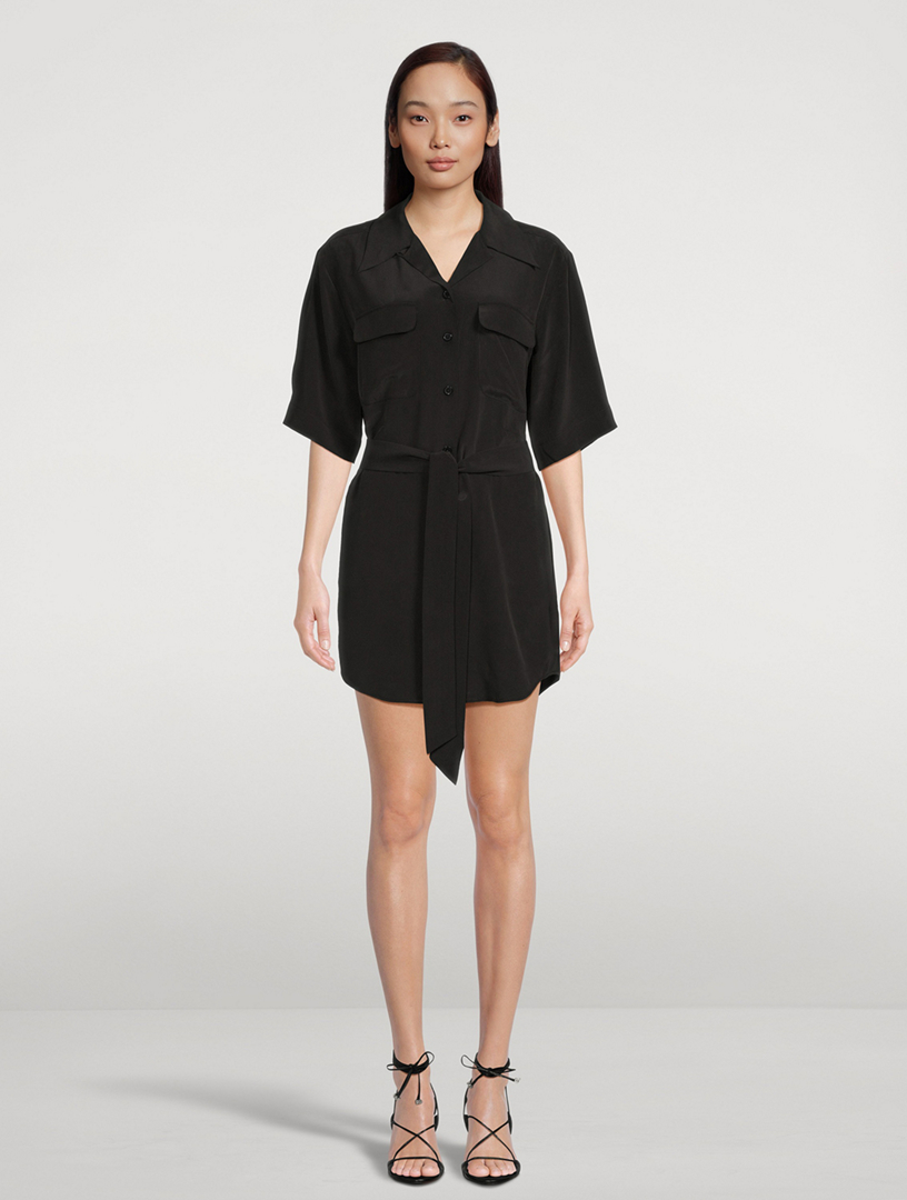 EQUIPMENT Mila Belted Silk Shirt Dress | Holt Renfrew