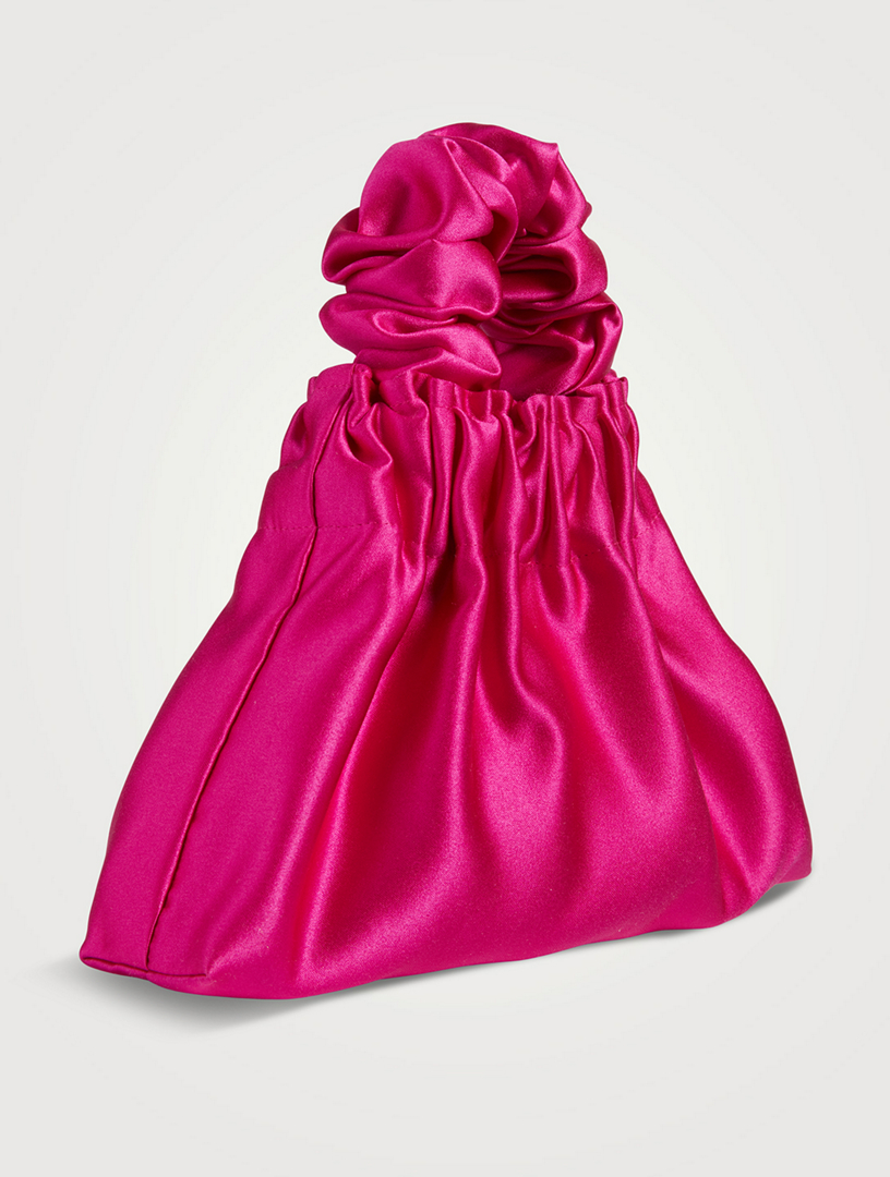 BRONZE AGE Halo Satin Scrunchie Bag | Holt Renfrew