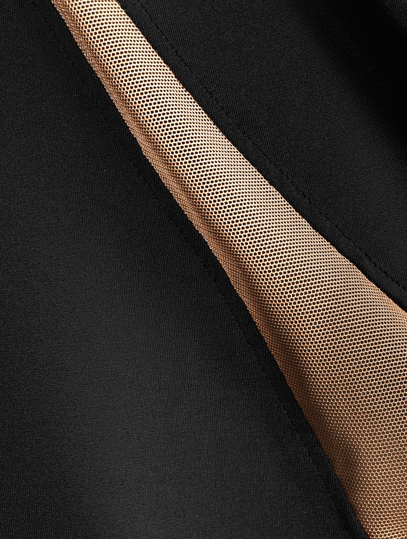 NORMA KAMALI Snake Mesh One-Piece Swimsuit | Holt Renfrew