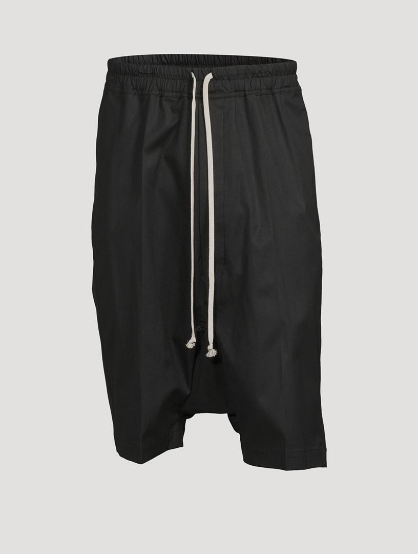RICK OWENS Heavy Cotton Poplin Shorts | Holt Renfrew