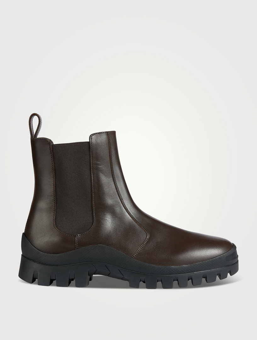 THE ROW Greta Leather Chelsea Boots | Holt Renfrew
