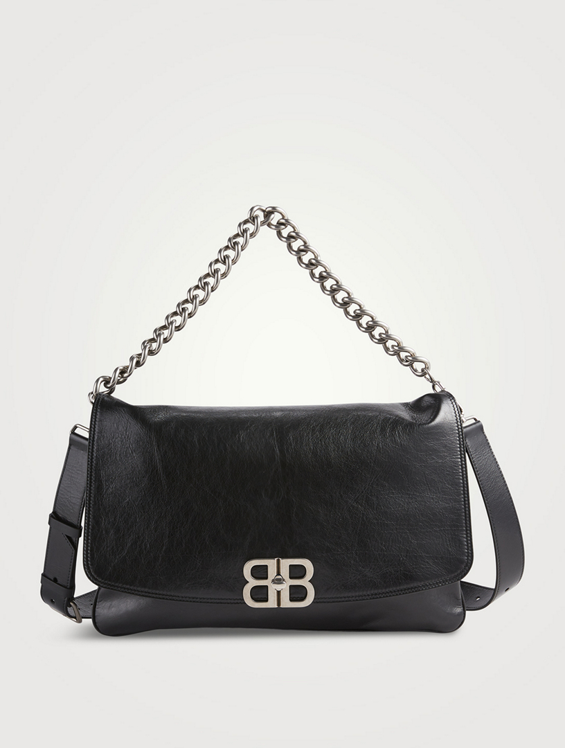 BALENCIAGA Large BB Leather Shoulder Bag | Holt Renfrew