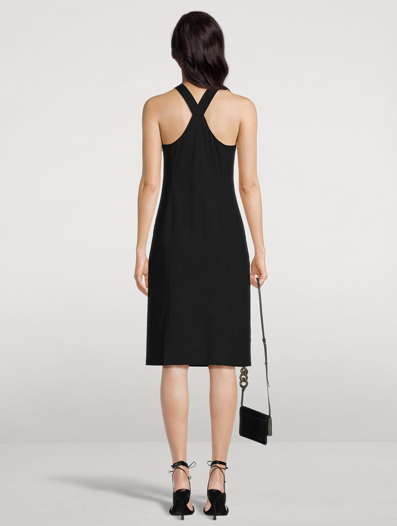 THEORY Good Linen Racerback Dress | Holt Renfrew