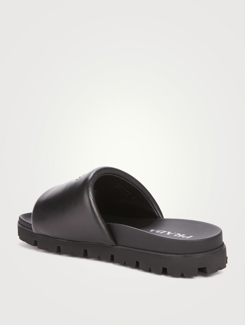 Prada Triangle-logo Pool Slides Farfetch, 52% OFF