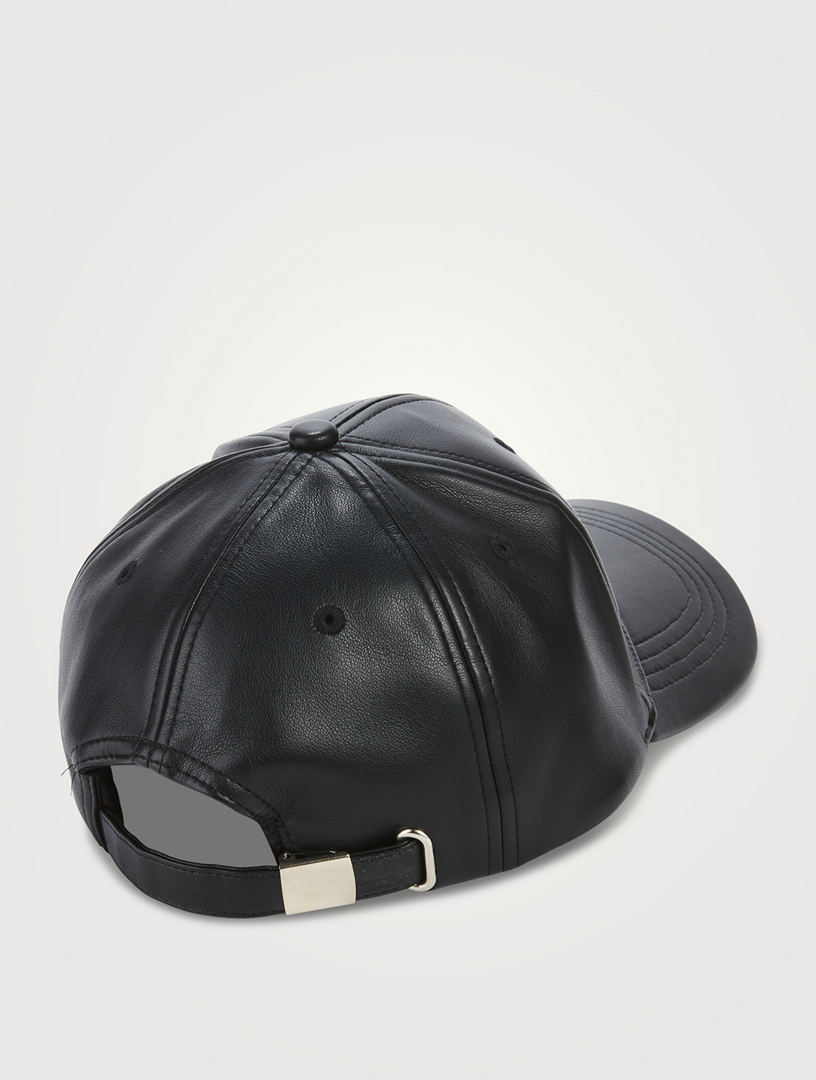STAND STUDIO Cia Faux Leather Baseball Cap | Holt Renfrew