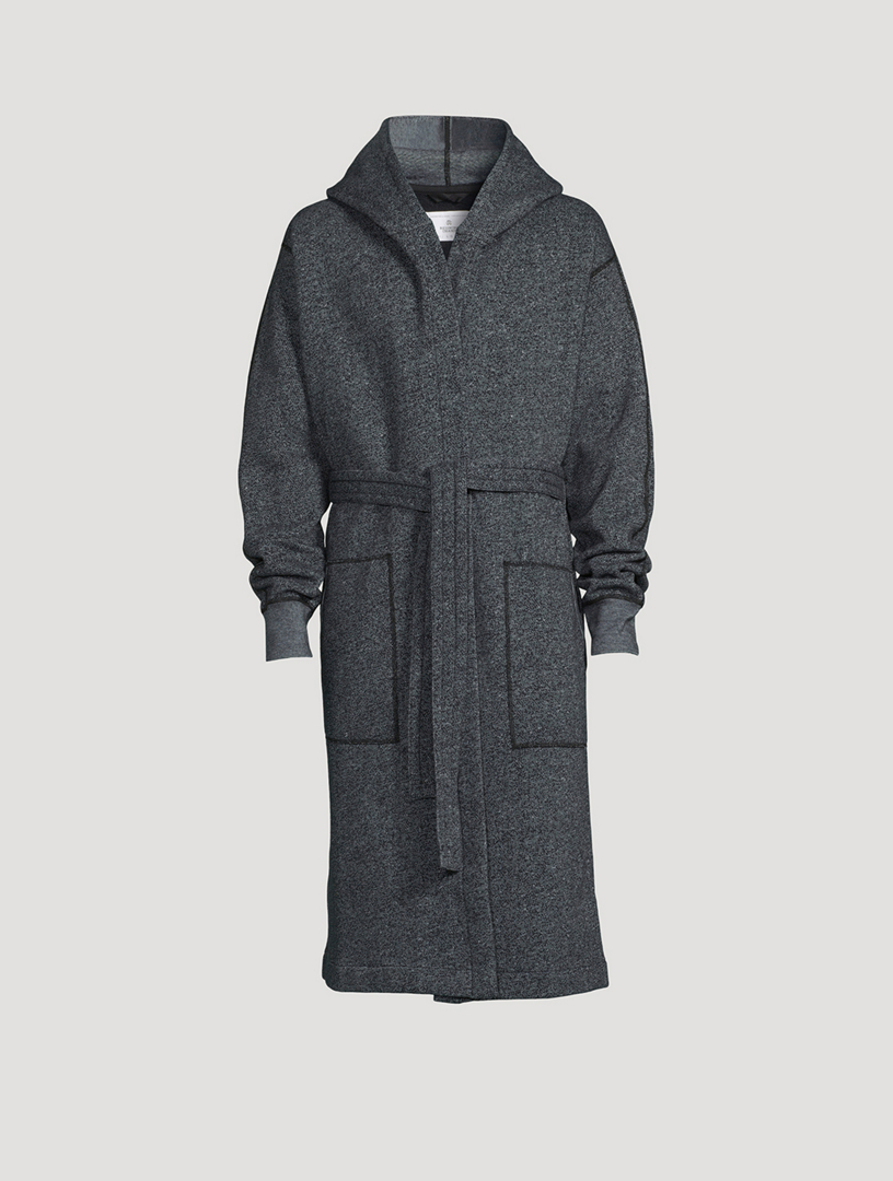 REIGNING CHAMP Tiger Fleece Hooded Robe | Holt Renfrew