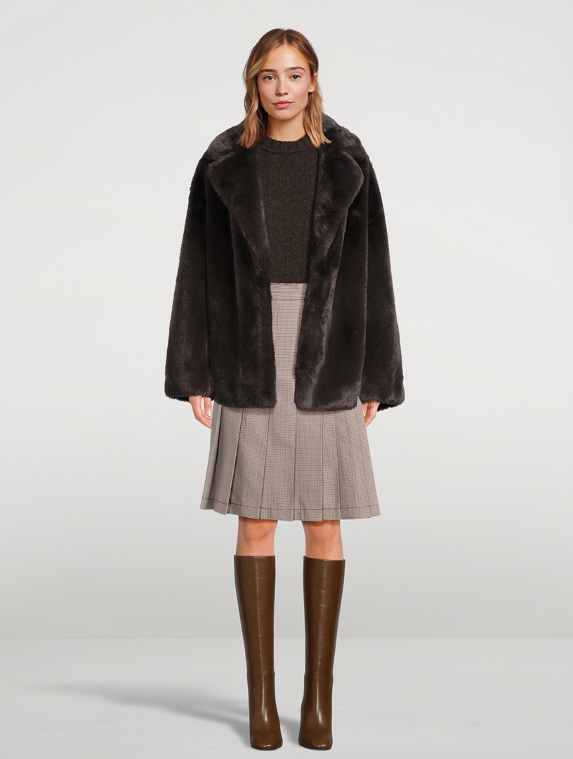 STAND STUDIO Savannah Faux Fur Jacket | Holt Renfrew