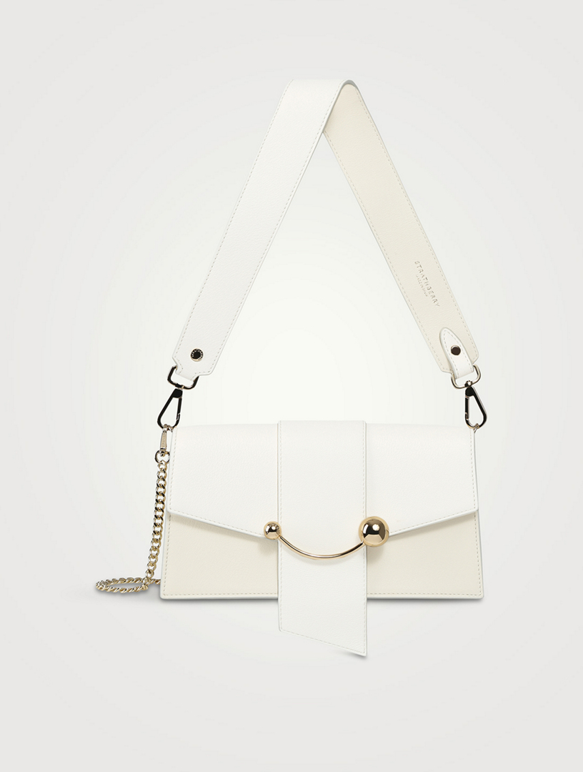 STRATHBERRY Mini Crescent Leather Shoulder Bag | Holt Renfrew