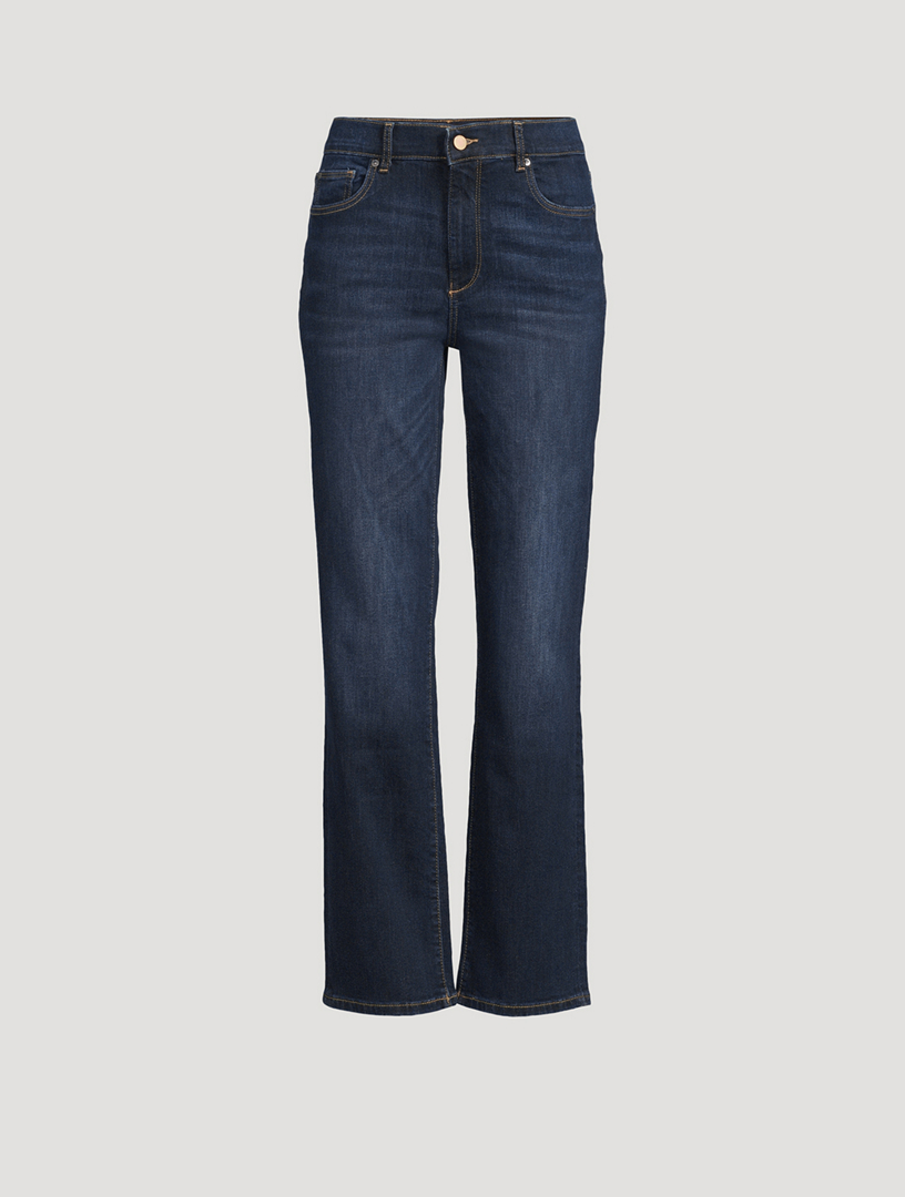 DL1961 Patti High-Rise Straight Jeans | Holt Renfrew