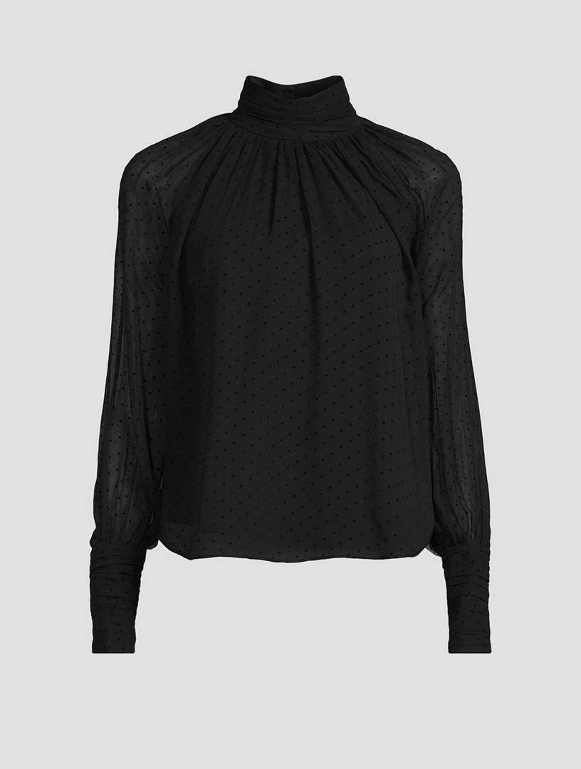 EQUIPMENT Lia Silk Long-Sleeve Top | Holt Renfrew