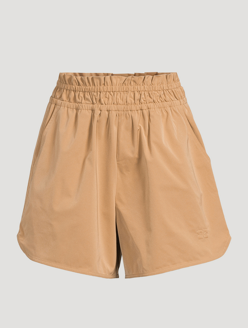 GANNI Light Twill Shorts | Holt Renfrew