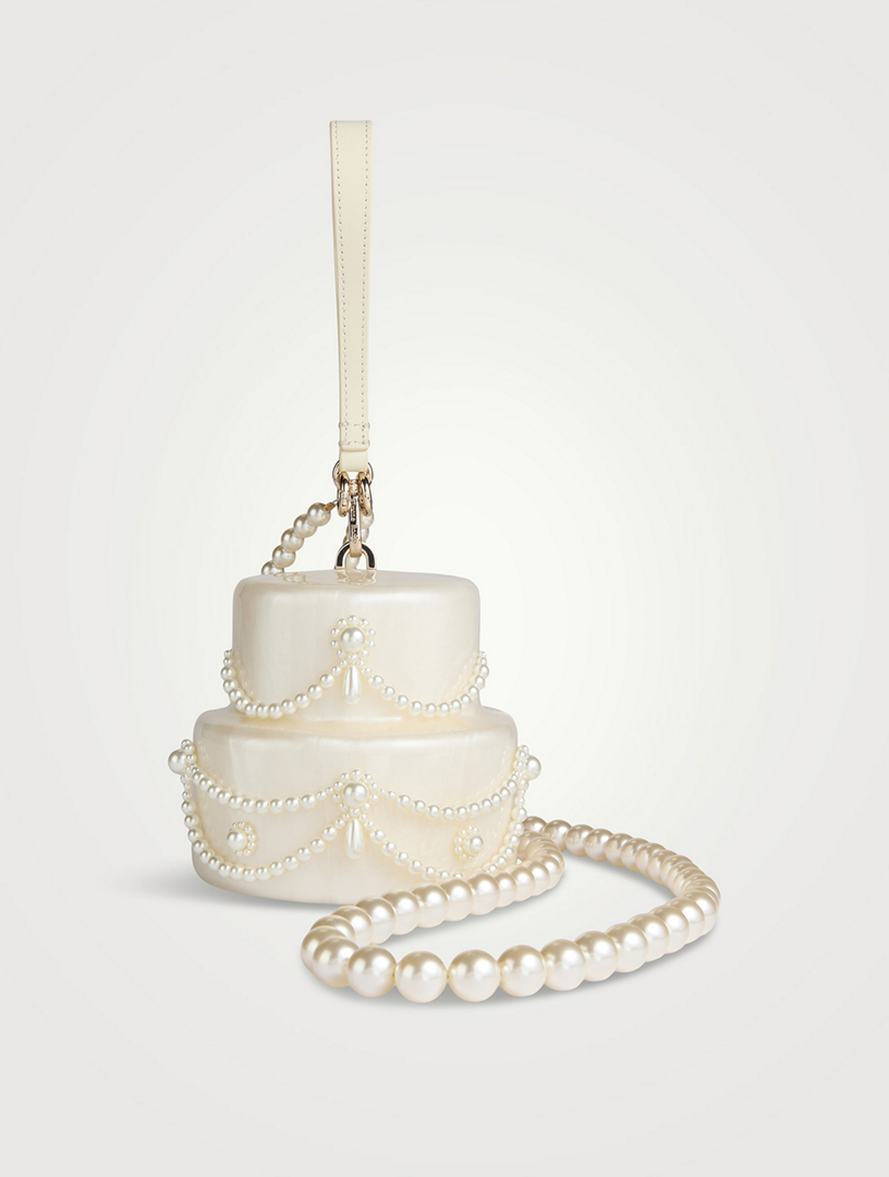 SIMONE ROCHA Embellished Pearl Cake Bag | Holt Renfrew