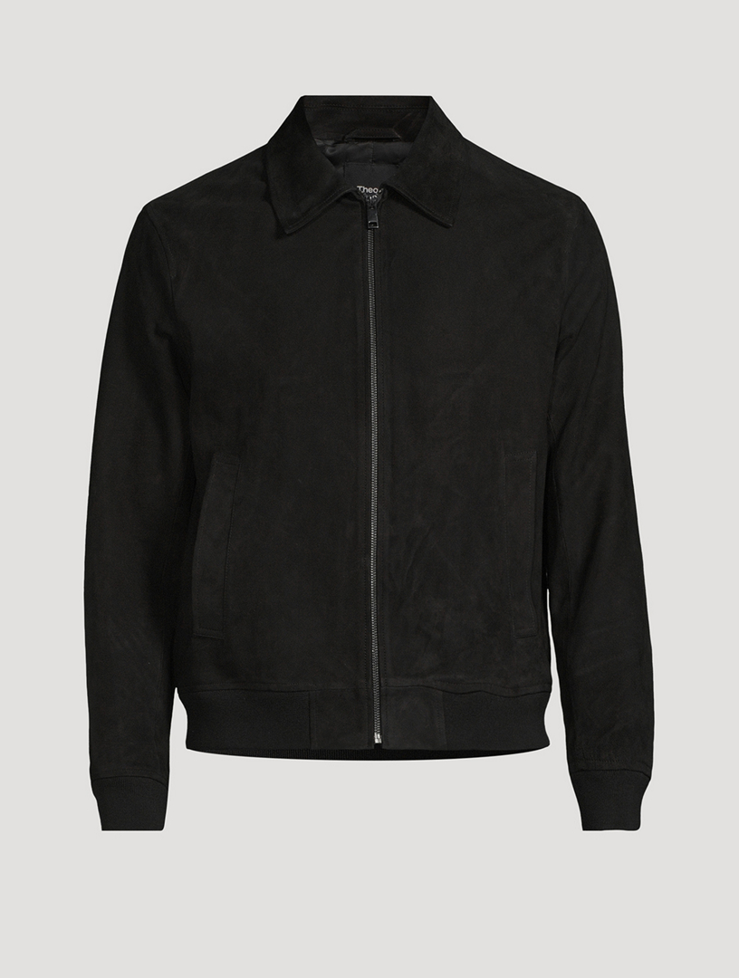 THEORY River Suede Jacket | Holt Renfrew
