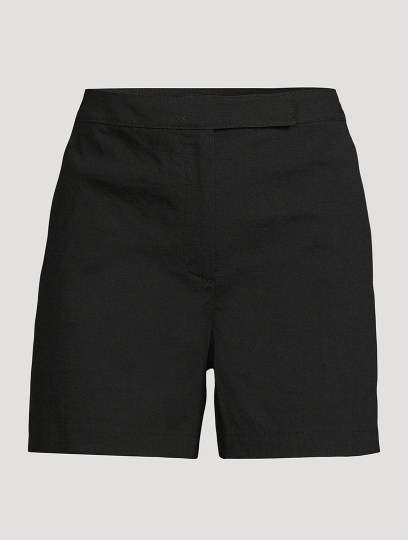 THEORY Good Linen Shorts | Holt Renfrew