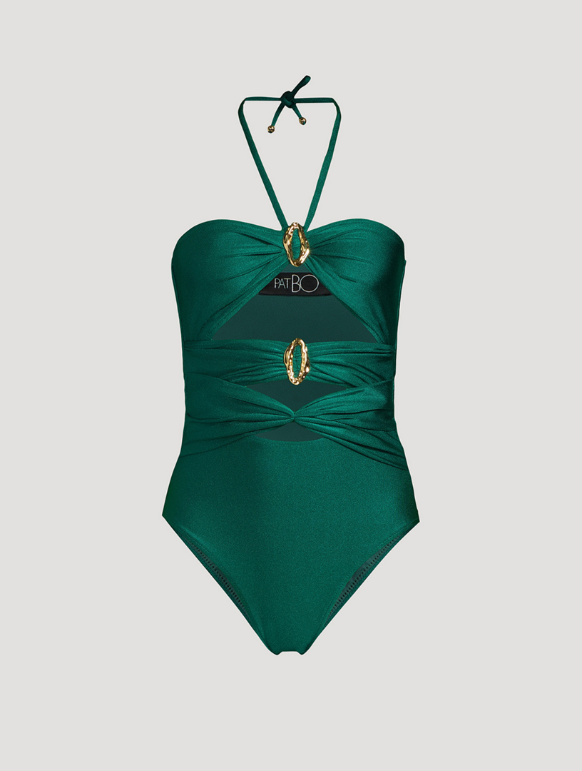 PAT BO Piscina Cut-Out One-Piece Swimsuit | Holt Renfrew