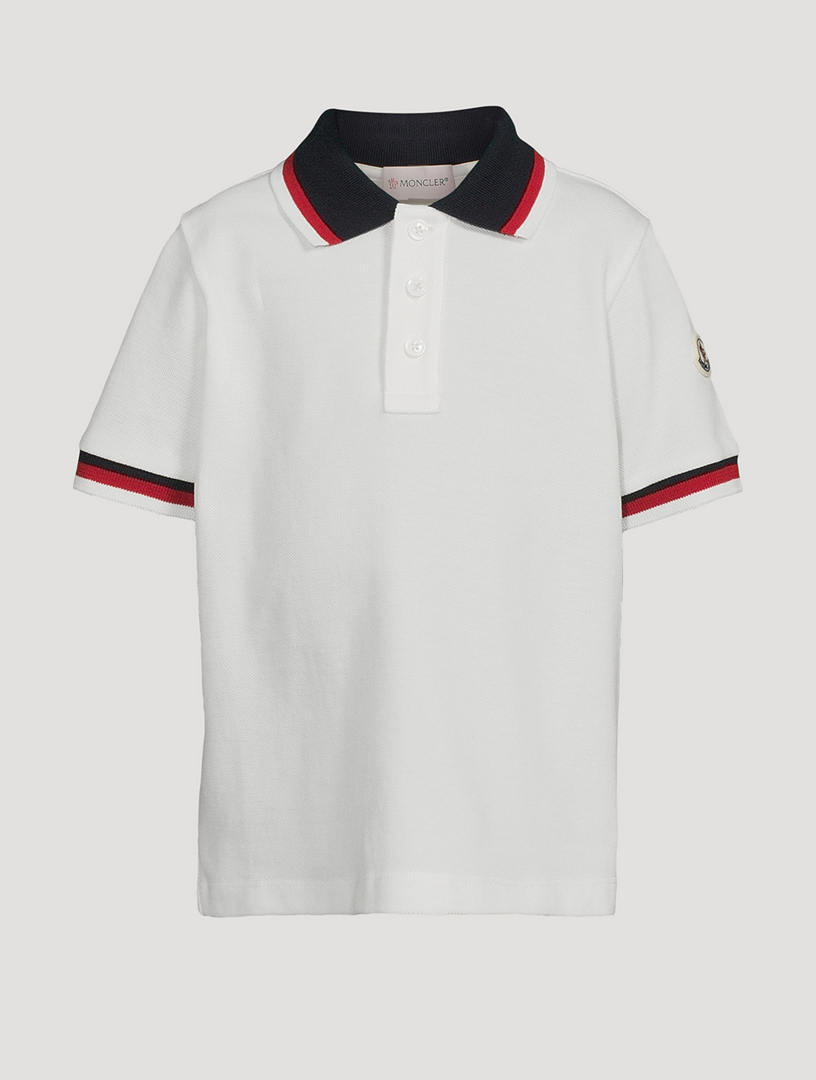 MONCLER Pique Polo Shirt Holt Renfrew