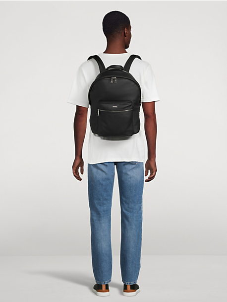ZEGNA Hoodie Leather Backpack | Holt Renfrew ZEGNA Hoodie Leather Backpack | Holt Renfrew