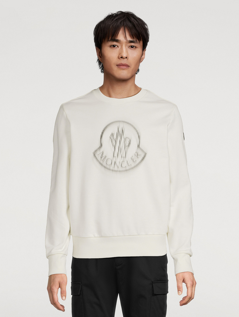 Moncler logo sweatshirt store
