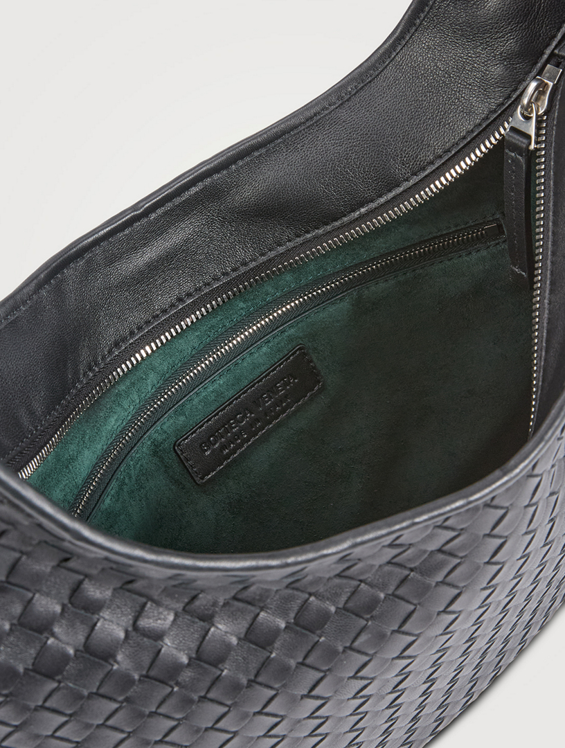 BOTTEGA VENETA Veneto Intrecciato Leather Crossbody Bag BOTTEGA VENETA Veneto Intrecciato Leather Crossbody Bag