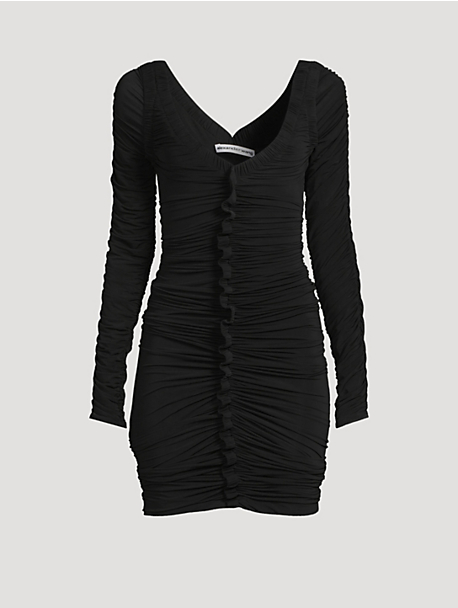 ALEXANDERWANG.T Logo Jacquard Stretch Mini Dress | Holt Renfrew ALEXANDERWANG.T Logo Jacquard Stretch Mini Dress | Holt Renfrew