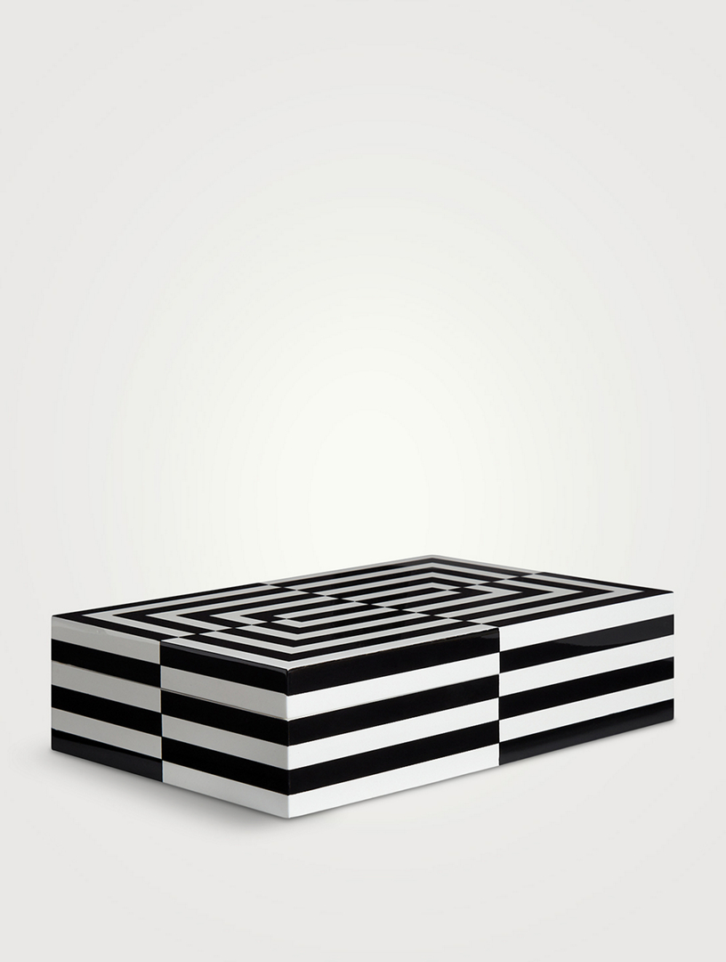 JONATHAN ADLER Large Op Art Lacquer Box | Holt Renfrew